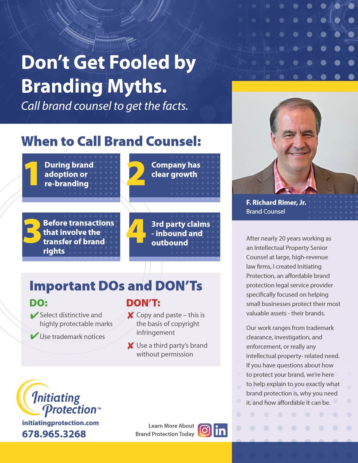 About Us - Initiating Protection Law Group LLC - Protect Your Brand